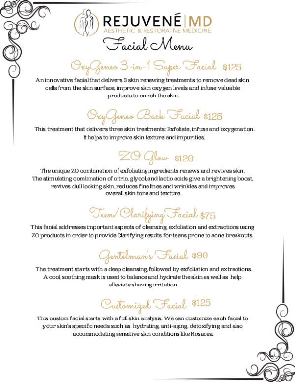 Facials El Paso | Rejuvene MD Facials in El Paso TX