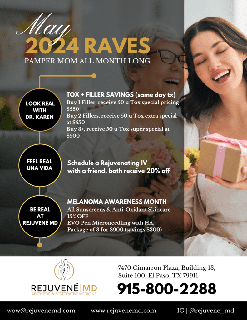 May Specials 2024 - Rejuvene MD